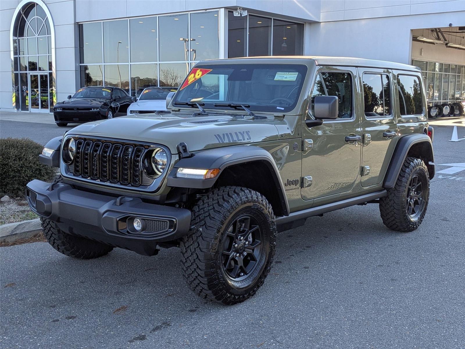 New 2026 Jeep Wrangler Willys 4-door in Columbia #C471 | Mills ...